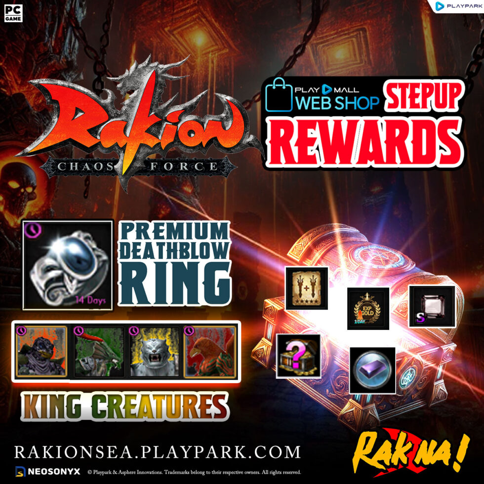 PlayMall Webshop: Premium King STEP UP REWARDS | Rakion SEA by PlayPark