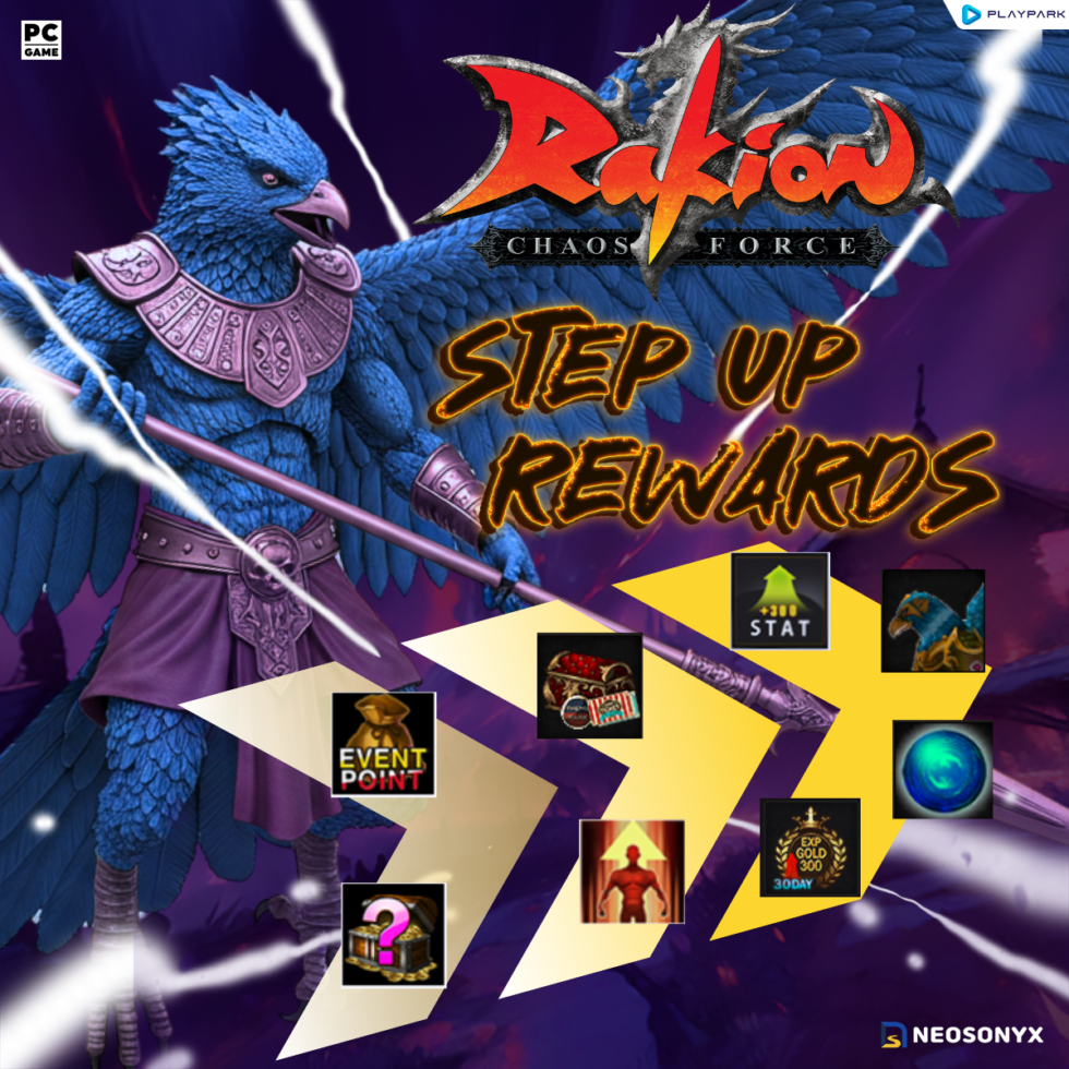 PlayMall WebShop: Thunder STEP UP REWARDS | Rakion SEA by PlayPark